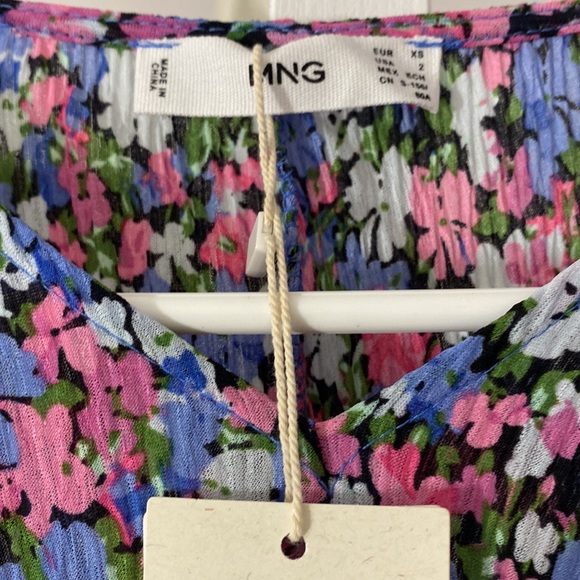 Mango | Dresses | Mng Flowers Dress | Poshmark